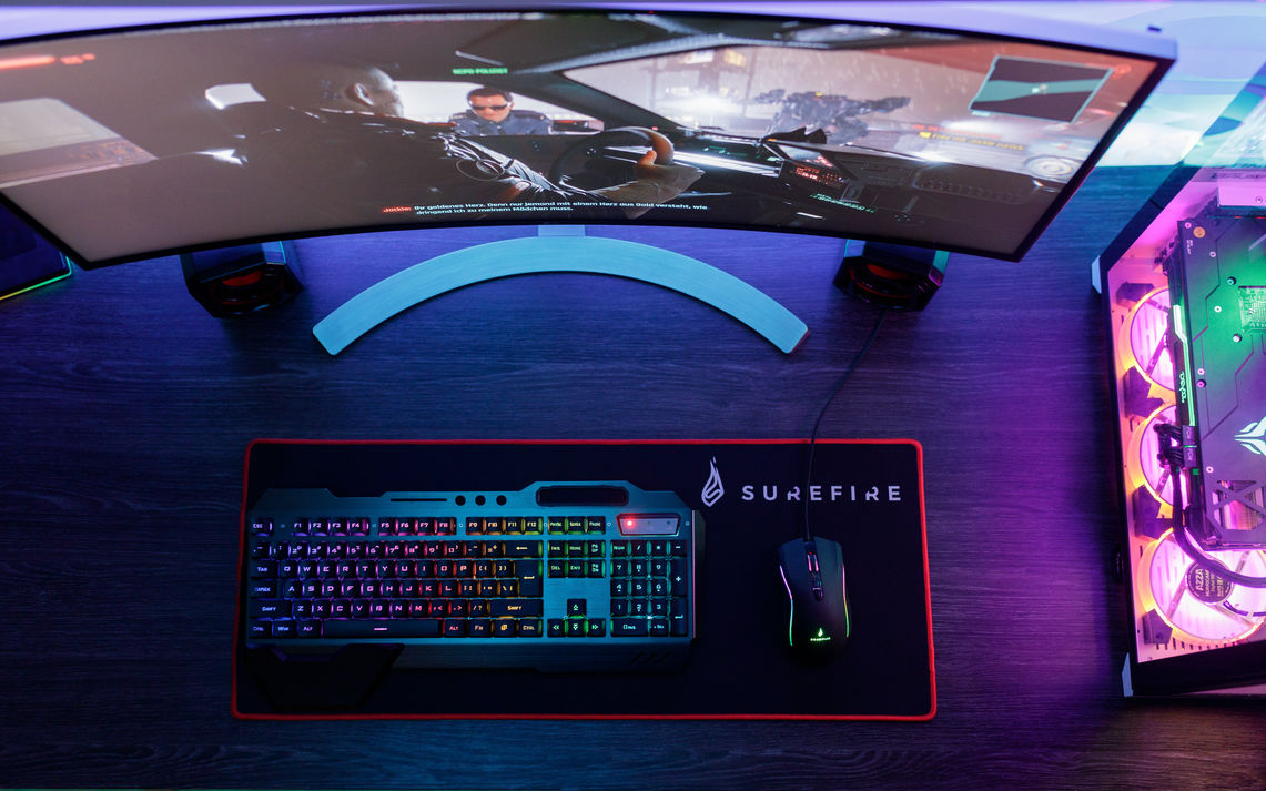 SureFire Silent Flight Gaming Mouse Pad 680mm - RC Suppliers